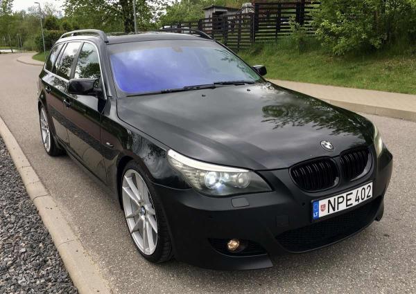 Melns BMW 530 2007 Viļņa, ar dzinēja tilpumu 2.99 L un nobraukumu 418 tūkst. km par 4750 €, foto 8 vietnē AUTOMOTO.COM.LV