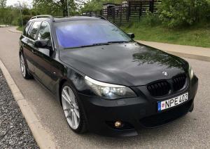 Black BMW 530 2007 in Vilnius, with an engine capacity of 2.99 L and mileage of 418 thousand km for 4750 €, photo 9 on AUTOMOTO.COM.LV
