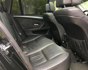 Black BMW 530 2007 in Vilnius, with an engine capacity of 2.99 L and mileage of 418 thousand km for 4750 €, photo 11 on AUTOMOTO.COM.LV