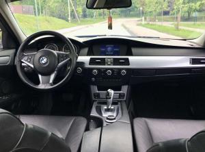 Black BMW 530 2007 in Vilnius, with an engine capacity of 2.99 L and mileage of 418 thousand km for 4750 €, photo 12 on AUTOMOTO.COM.LV