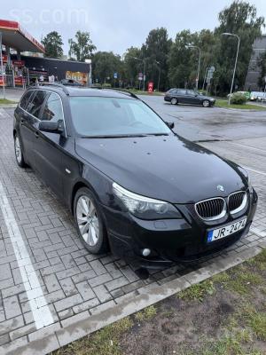 Black BMW 530 2007 in Riga, with an engine capacity of 3.00 L and mileage of 307 thousand km for 5000 €, photo  on AUTOMOTO.COM.LV