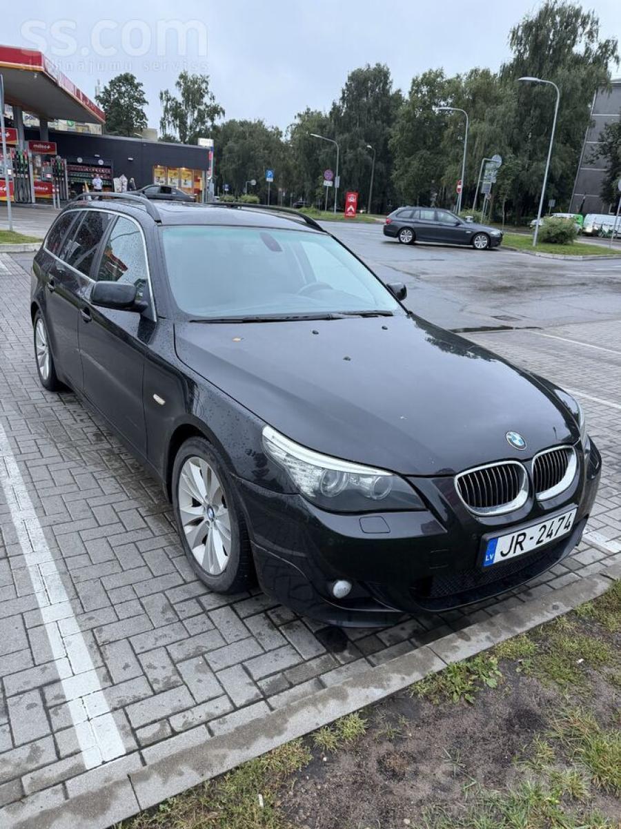 Melns BMW 530 2007 Rīga, ar dzinēja tilpumu 3.00 L un nobraukumu 307 tūkst. km par 5000 €, foto 1 vietnē AUTOMOTO.COM.LV