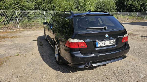 Black BMW 530 2007 in Panevezys, with an engine capacity of 2.99 L and mileage of 502 thousand km for 2999 €, photo 9 on AUTOMOTO.COM.LV