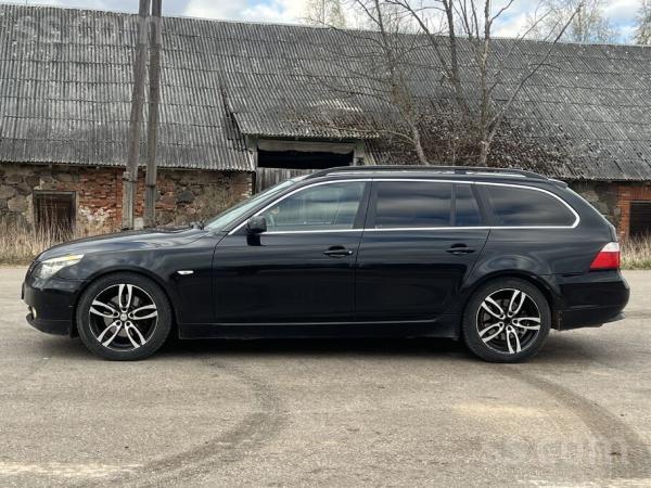 Black BMW 530 2007 in Balvi, with an engine capacity of 3.00 L and mileage of 370 thousand km for 3450 €, photo 3 on AUTOMOTO.COM.LV