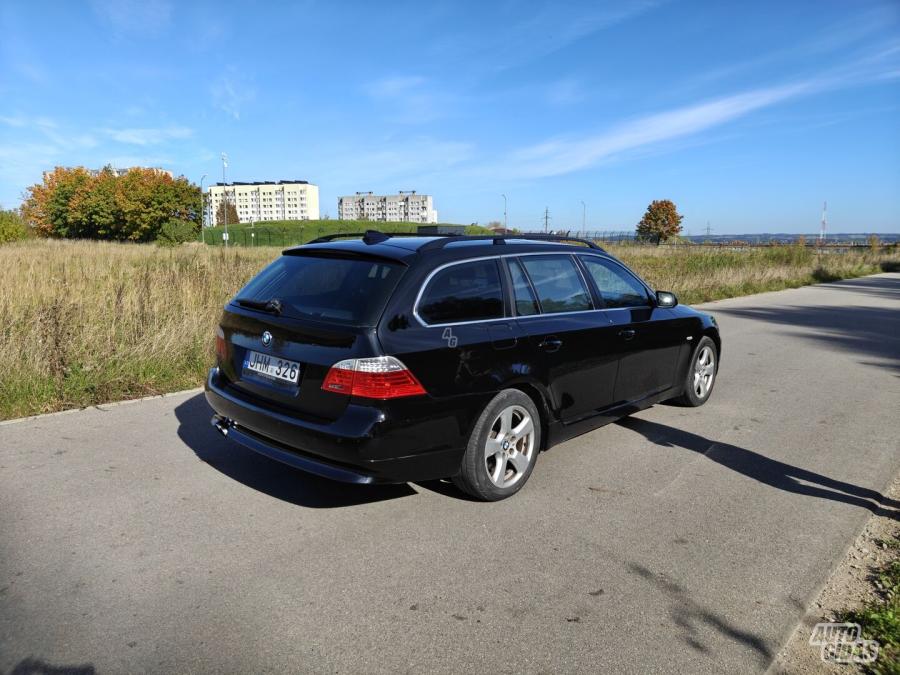Black BMW 530 2007 in Alytus, with an engine capacity of 3.00 L and mileage of 293 thousand km for 4700 €, photo 9 on AUTOMOTO.COM.LV