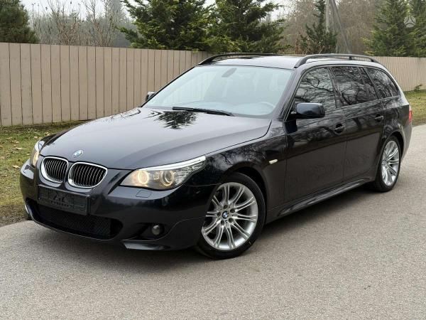 Black BMW 530 2008 in Prienai, with an engine capacity of 2.99 L and mileage of 280 thousand km for 6850 €, photo 1 on AUTOMOTO.COM.LV