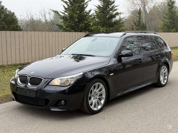 Black BMW 530 2008 in Prienai, with an engine capacity of 2.99 L and mileage of 280 thousand km for 6850 €, photo 4 on AUTOMOTO.COM.LV