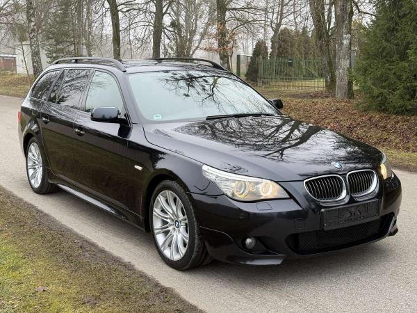 Black BMW 530 2008 in Prienai, with an engine capacity of 2.99 L and mileage of 280 thousand km for 6850 €, photo 5 on AUTOMOTO.COM.LV