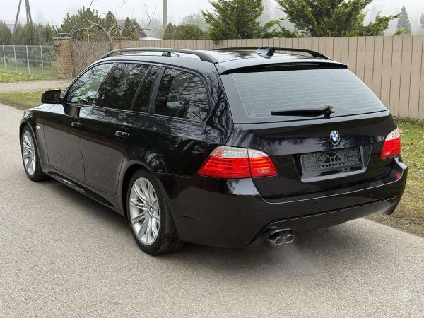 Black BMW 530 2008 in Prienai, with an engine capacity of 2.99 L and mileage of 280 thousand km for 6850 €, photo 6 on AUTOMOTO.COM.LV