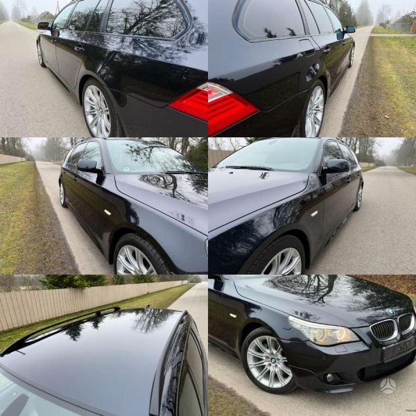 Black BMW 530 2008 in Prienai, with an engine capacity of 2.99 L and mileage of 280 thousand km for 6850 €, photo 9 on AUTOMOTO.COM.LV