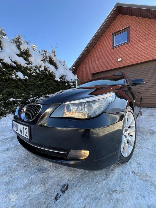 Black BMW 530 2008 in Vilnius, with an engine capacity of 2.99 L and mileage of 354 thousand km for 4800 €, photo 3 on AUTOMOTO.COM.LV