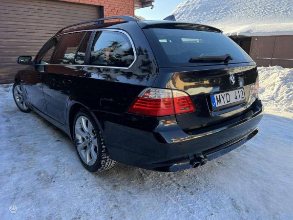 Black BMW 530 2008 in Vilnius, with an engine capacity of 2.99 L and mileage of 354 thousand km for 4800 €, photo 7 on AUTOMOTO.COM.LV