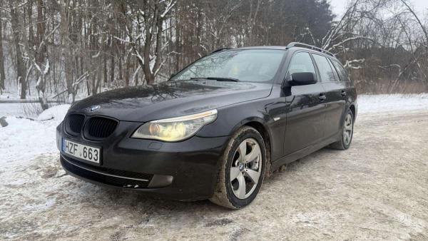 Black BMW 530 2008 in Trakai, with an engine capacity of 2.99 L and mileage of 380 thousand km for 3200 €, photo 2 on AUTOMOTO.COM.LV