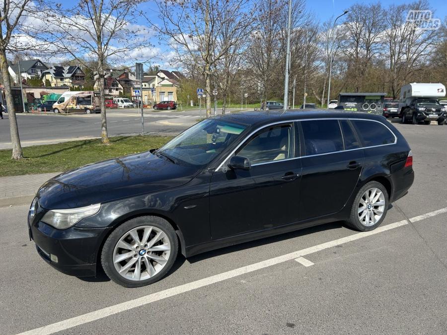 Black BMW 530 2008 in Trakai, with an engine capacity of 3.00 L and mileage of 370 thousand km for 3000 €, photo 3 on AUTOMOTO.COM.LV
