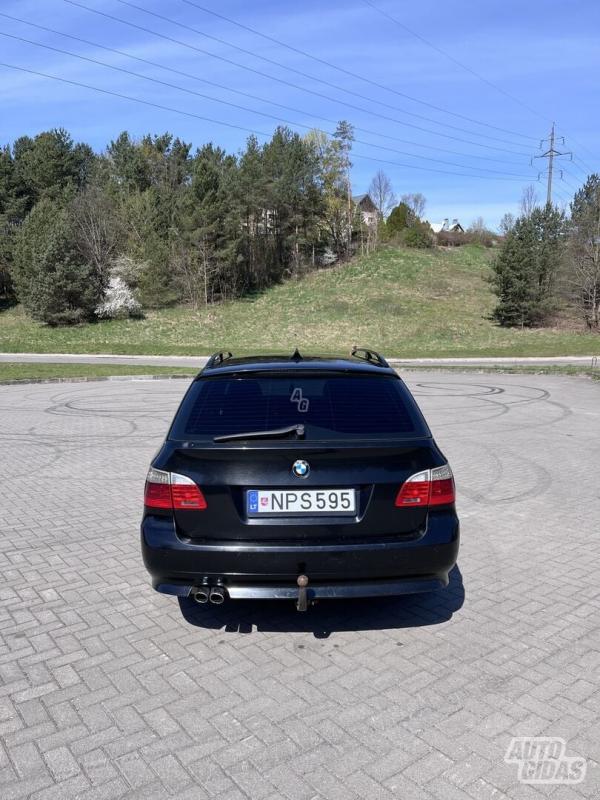 Black BMW 530 2008 in Vilnius, with an engine capacity of 3.00 L and mileage of 320 thousand km for 3600 €, photo 6 on AUTOMOTO.COM.LV