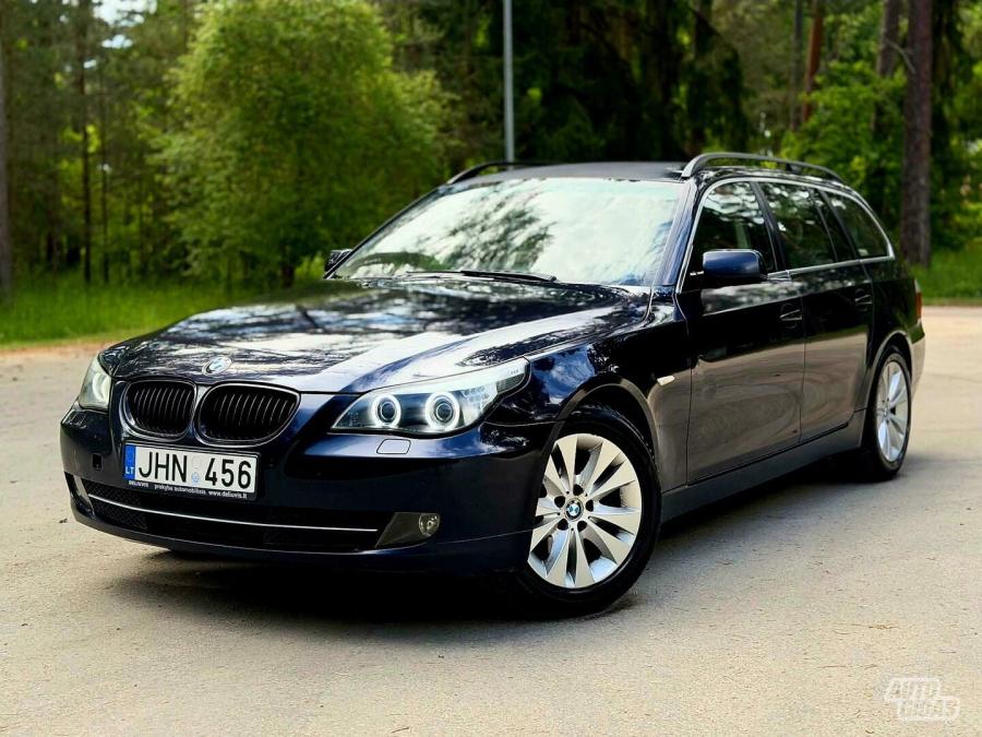 Black BMW 530 2008 in Kaunas, with an engine capacity of 3.00 L and mileage of 366 thousand km for 3400 €, photo 1 on AUTOMOTO.COM.LV