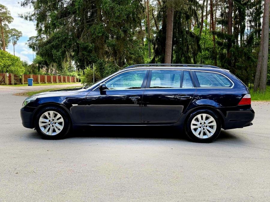 Black BMW 530 2008 in Kaunas, with an engine capacity of 3.00 L and mileage of 366 thousand km for 3400 €, photo 7 on AUTOMOTO.COM.LV
