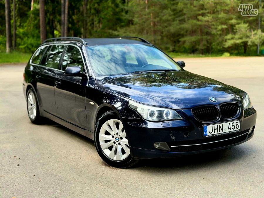 Melns BMW 530 2008 Kauņa, ar dzinēja tilpumu 3.00 L un nobraukumu 366 tūkst. km par 3400 €, foto 3 vietnē AUTOMOTO.COM.LV