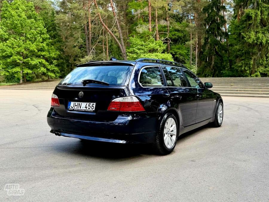 Melns BMW 530 2008 Kauņa, ar dzinēja tilpumu 3.00 L un nobraukumu 366 tūkst. km par 3400 €, foto 10 vietnē AUTOMOTO.COM.LV