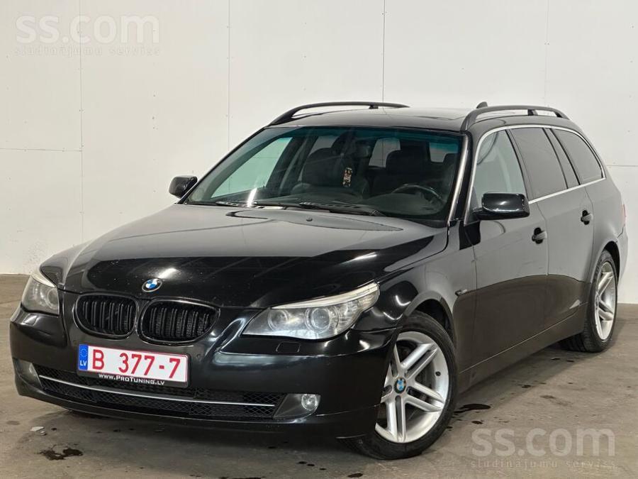 Melns BMW 530 2008 Jūrmala, ar dzinēja tilpumu 3.00 L un nobraukumu 372 tūkst. km par 2990 €, foto 1 vietnē AUTOMOTO.COM.LV