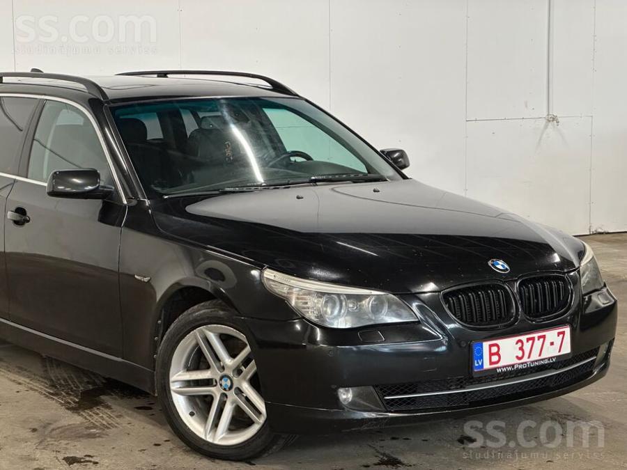 Melns BMW 530 2008 Jūrmala, ar dzinēja tilpumu 3.00 L un nobraukumu 372 tūkst. km par 2990 €, foto 5 vietnē AUTOMOTO.COM.LV
