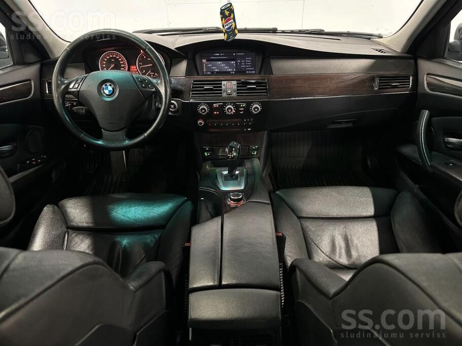 Melns BMW 530 2008 Jūrmala, ar dzinēja tilpumu 3.00 L un nobraukumu 372 tūkst. km par 2990 €, foto 18 vietnē AUTOMOTO.COM.LV