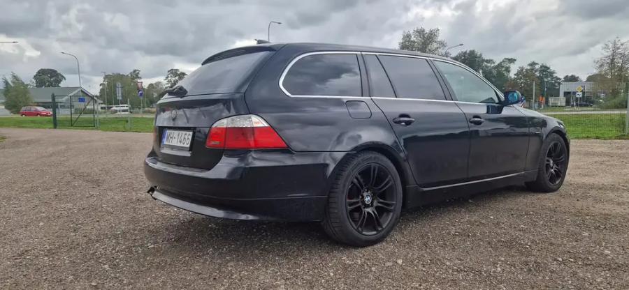 Melns BMW 530 2008 Daugavpils, ar dzinēja tilpumu 3.00 L un nobraukumu 356 tūkst. km par 3750 €, foto 6 vietnē AUTOMOTO.COM.LV