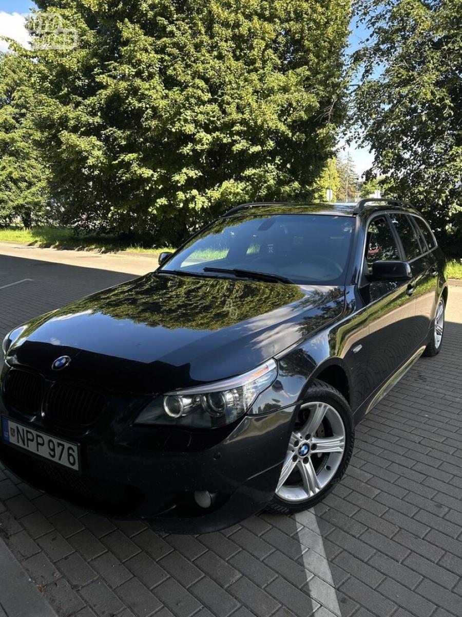 Black BMW 530 2008 in Kaunas, with an engine capacity of 3.00 L and mileage of 413 thousand km for 5000 €, photo 3 on AUTOMOTO.COM.LV