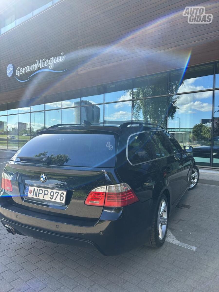 Black BMW 530 2008 in Kaunas, with an engine capacity of 3.00 L and mileage of 413 thousand km for 5000 €, photo 5 on AUTOMOTO.COM.LV