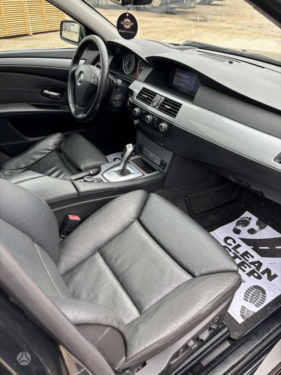 Melns BMW 530 2008 Utena, ar dzinēja tilpumu 3.00 L un nobraukumu 314 tūkst. km par 3900 €, foto 11 vietnē AUTOMOTO.COM.LV