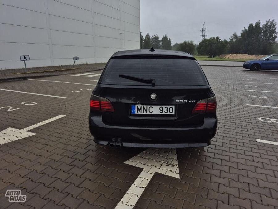 Black BMW 530 2008 in Kaunas, with an engine capacity of 3.00 L and mileage of 0 thousand km for 3200 €, photo 6 on AUTOMOTO.COM.LV