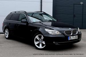 Melns BMW 530 2008 Kretinga, ar dzinēja tilpumu 2.50 L un nobraukumu 387 tūkst. km par 4999 €, foto  vietnē AUTOMOTO.COM.LV