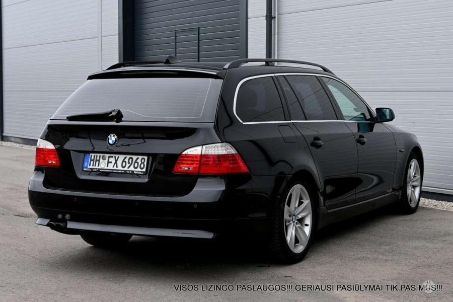 Melns BMW 530 2008 Kretinga, ar dzinēja tilpumu 2.50 L un nobraukumu 387 tūkst. km par 4999 €, foto 8 vietnē AUTOMOTO.COM.LV