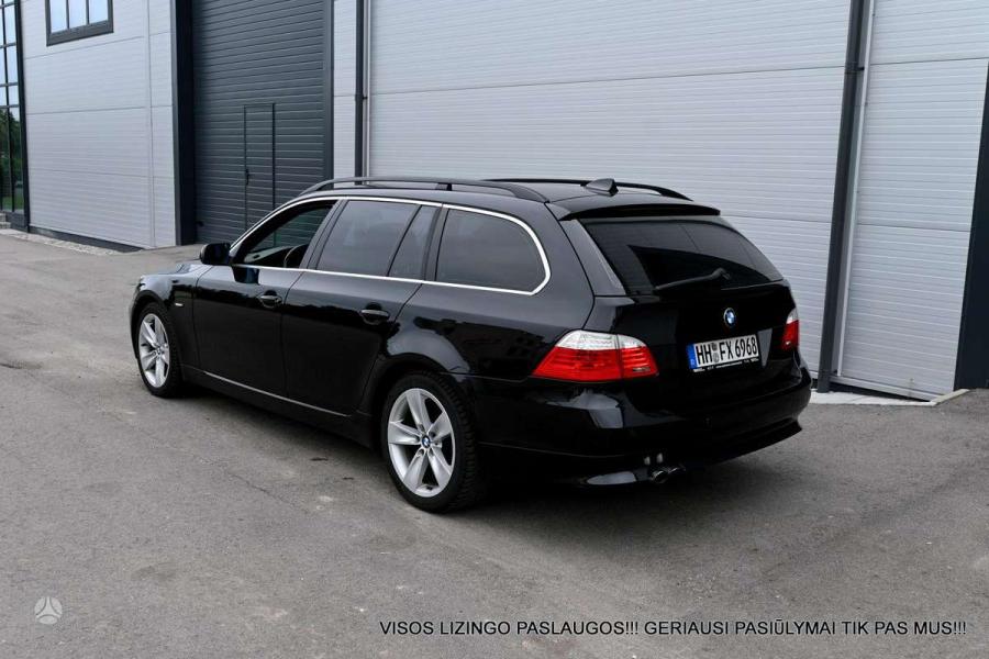 Melns BMW 530 2008 Kretinga, ar dzinēja tilpumu 2.50 L un nobraukumu 387 tūkst. km par 4999 €, foto 16 vietnē AUTOMOTO.COM.LV