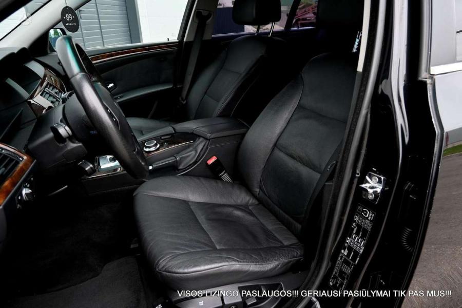 Melns BMW 530 2008 Kretinga, ar dzinēja tilpumu 2.50 L un nobraukumu 387 tūkst. km par 4999 €, foto 21 vietnē AUTOMOTO.COM.LV