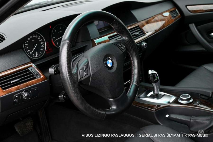 Melns BMW 530 2008 Kretinga, ar dzinēja tilpumu 2.50 L un nobraukumu 387 tūkst. km par 4999 €, foto 22 vietnē AUTOMOTO.COM.LV
