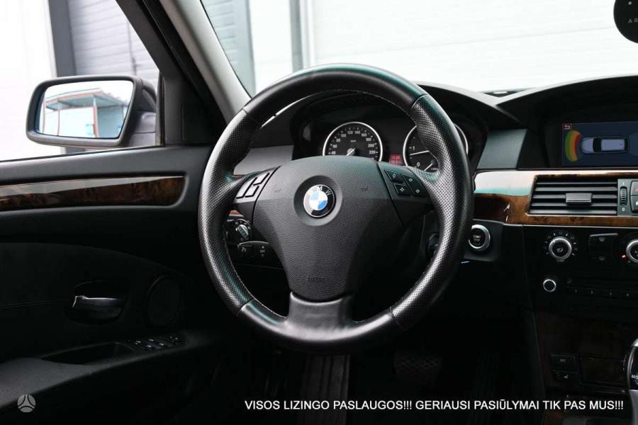 Melns BMW 530 2008 Kretinga, ar dzinēja tilpumu 2.50 L un nobraukumu 387 tūkst. km par 4999 €, foto 32 vietnē AUTOMOTO.COM.LV