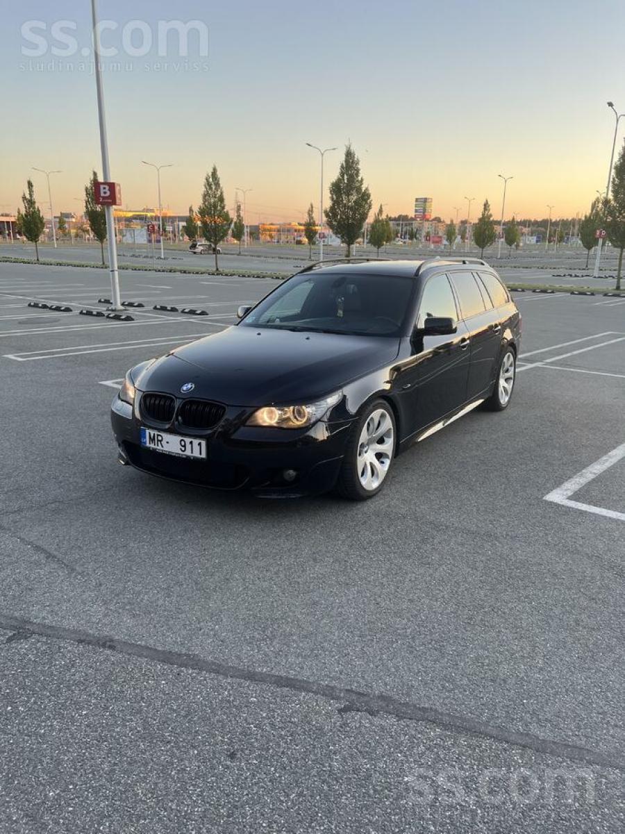 Black BMW 530 2008 in Riga, with an engine capacity of 3.00 L and mileage of 355 thousand km for 7900 €, photo 3 on AUTOMOTO.COM.LV