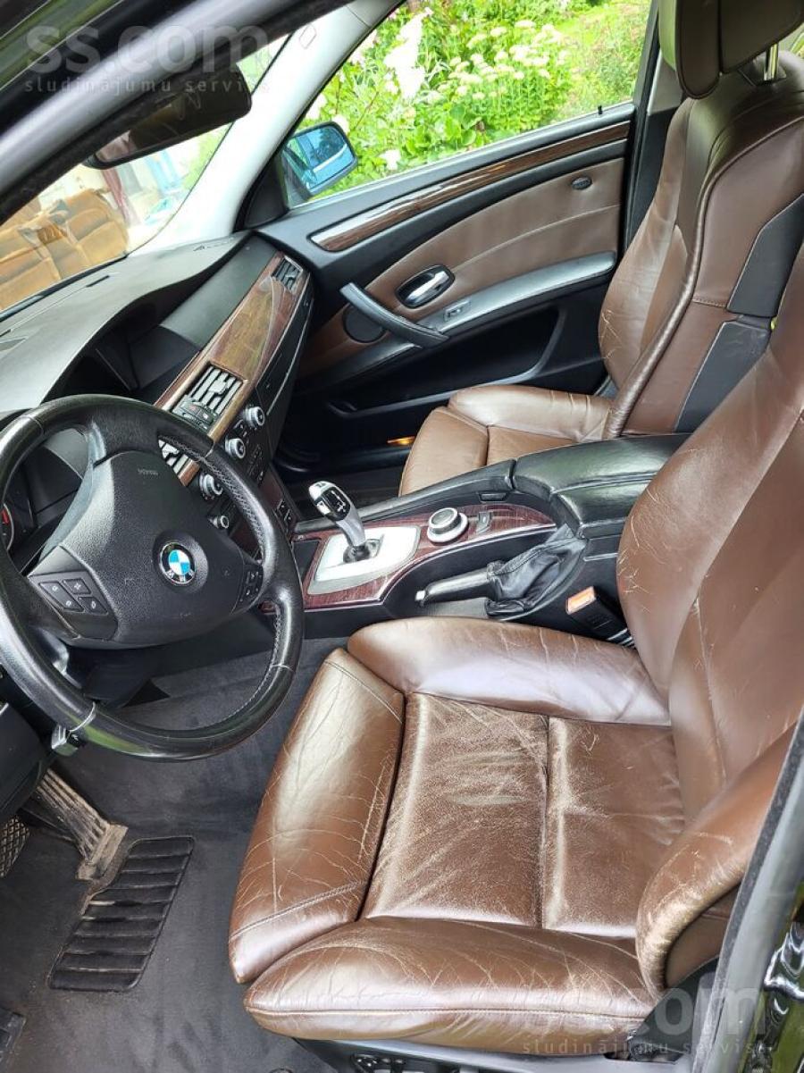 Melns BMW 530 2008 Rīga, ar dzinēja tilpumu 3.00 L un nobraukumu 311 tūkst. km par 3600 €, foto 7 vietnē AUTOMOTO.COM.LV