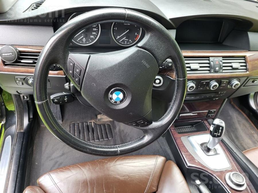 Melns BMW 530 2008 Rīga, ar dzinēja tilpumu 3.00 L un nobraukumu 311 tūkst. km par 3600 €, foto 8 vietnē AUTOMOTO.COM.LV