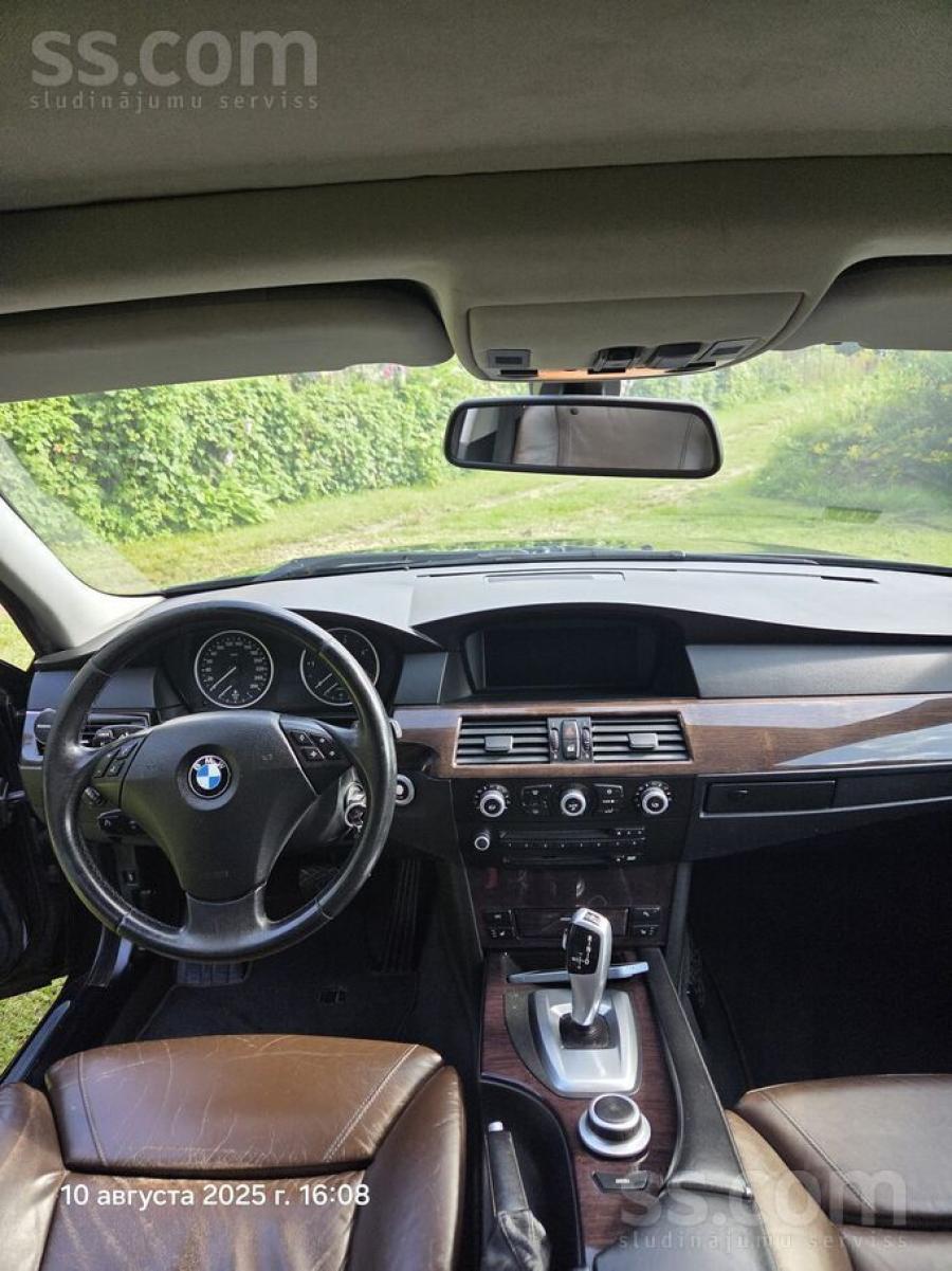 Melns BMW 530 2008 Rīga, ar dzinēja tilpumu 3.00 L un nobraukumu 311 tūkst. km par 3600 €, foto 20 vietnē AUTOMOTO.COM.LV