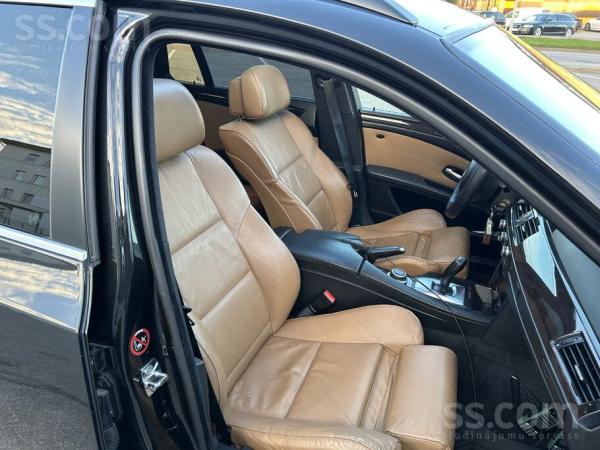Melns BMW 530 2008 Bauska, ar dzinēja tilpumu 3.00 L un nobraukumu 340 tūkst. km par 5500 €, foto 8 vietnē AUTOMOTO.COM.LV