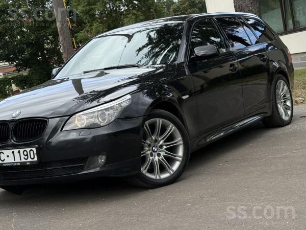 BMW 530 2008 in Jurmala on AUTOMOTO.COM.LV Black BMW 530 2008 in Jurmala, with an engine capacity of 3.00 L and mileage of 0 thousand km for 5350 €, photo 4 on AUTOMOTO.COM.LV