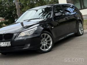 Black BMW 530 2008 in Jurmala, with an engine capacity of 3.00 L and mileage of 0 thousand km for 5350 €, photo 4 on AUTOMOTO.COM.LV
