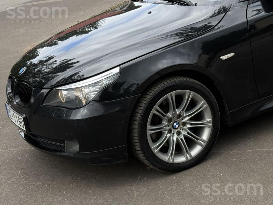 Black BMW 530 2008 in Jurmala, with an engine capacity of 3.00 L and mileage of 0 thousand km for 5350 €, photo 7 on AUTOMOTO.COM.LV