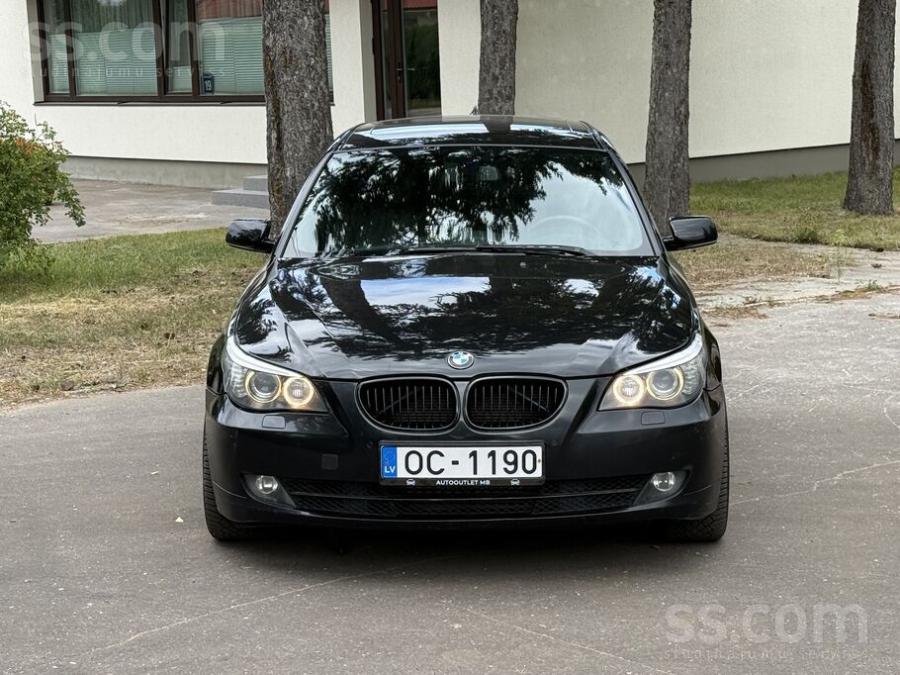 Black BMW 530 2008 in Jurmala, with an engine capacity of 3.00 L and mileage of 0 thousand km for 5350 €, photo 8 on AUTOMOTO.COM.LV