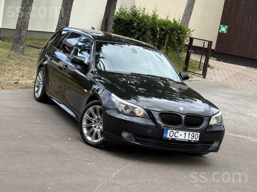 Black BMW 530 2008 in Jurmala, with an engine capacity of 3.00 L and mileage of 0 thousand km for 5350 €, photo 11 on AUTOMOTO.COM.LV