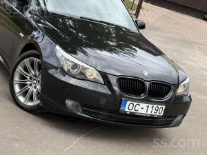 Black BMW 530 2008 in Jurmala, with an engine capacity of 3.00 L and mileage of 0 thousand km for 5350 €, photo 12 on AUTOMOTO.COM.LV