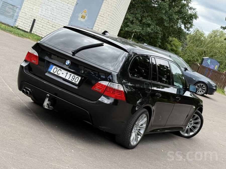 Black BMW 530 2008 in Jurmala, with an engine capacity of 3.00 L and mileage of 0 thousand km for 5350 €, photo 14 on AUTOMOTO.COM.LV