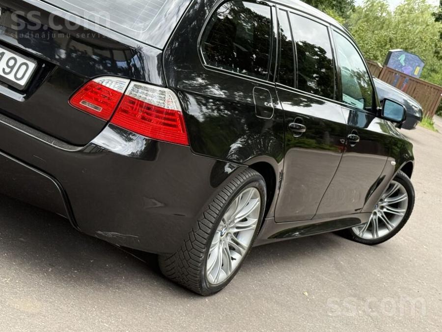 Black BMW 530 2008 in Jurmala, with an engine capacity of 3.00 L and mileage of 0 thousand km for 5350 €, photo 15 on AUTOMOTO.COM.LV